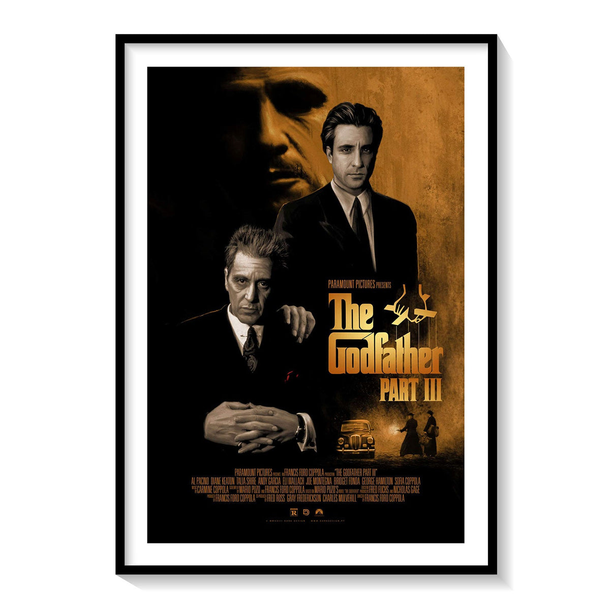 Buy The Godfather Part III Movie Poster Online at Best Price – Dessine Art