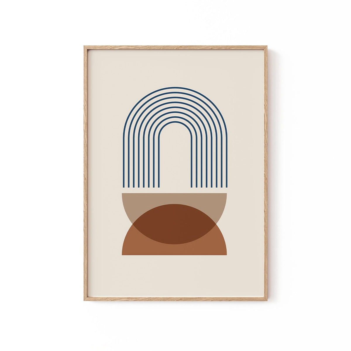 Boho Shapes Art 01: Buy Best Framed Boho Art Painting Online – Dessine Art