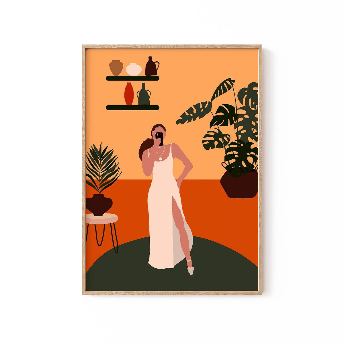 Selfie: Buy Best Framed Boho Art Painting Online – Dessine Art