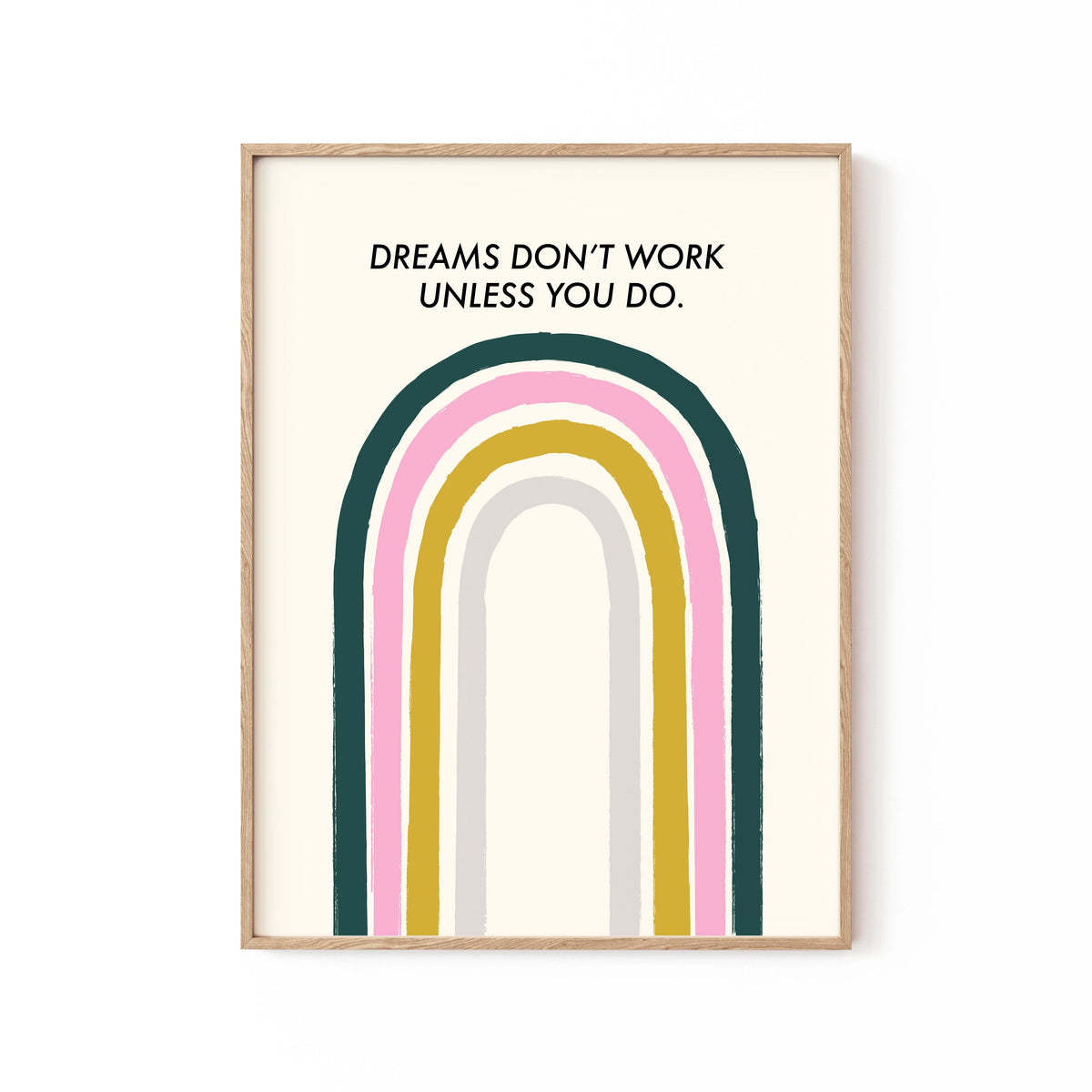 Buy Dreams Dont Work Unless You Do, Motivational Posters Online at Best ...