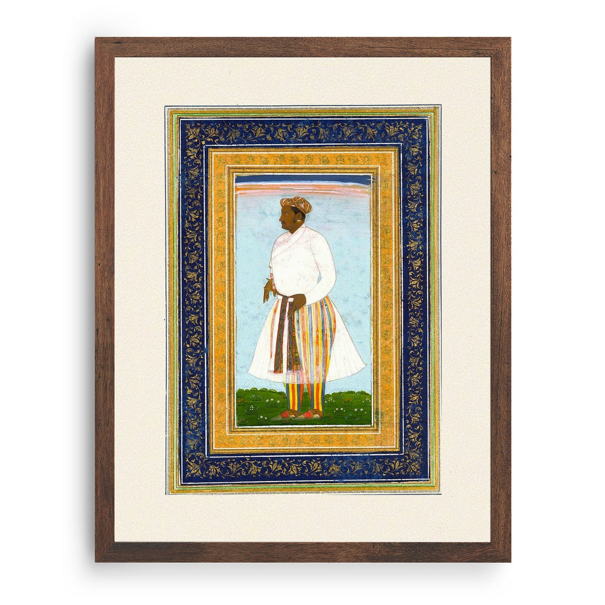 Portrait of Raja Nar Singh Dev: Buy Classical Indian Miniature ...