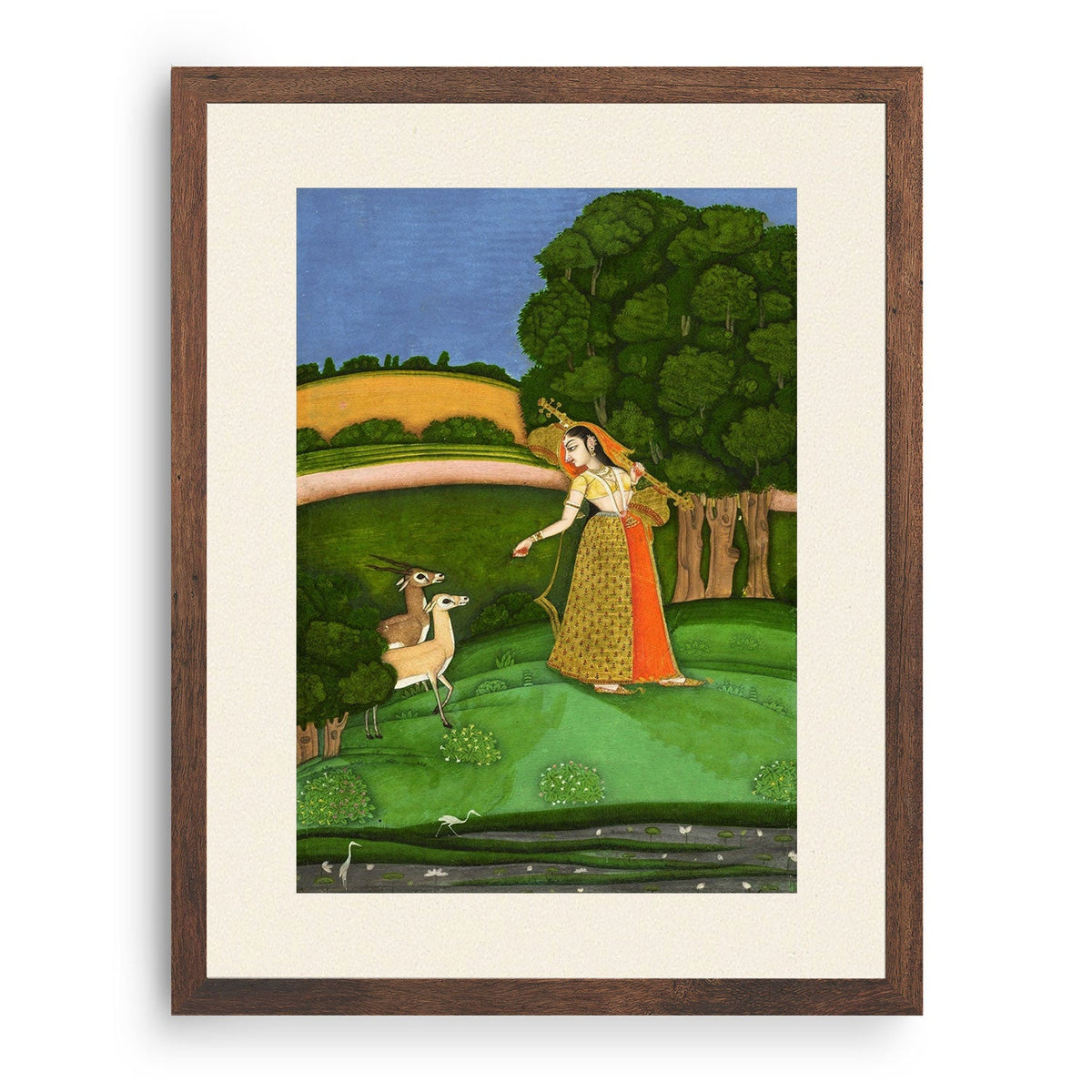 Todi Ragini from a Ragamala Series: Buy Classical Indian Miniature ...