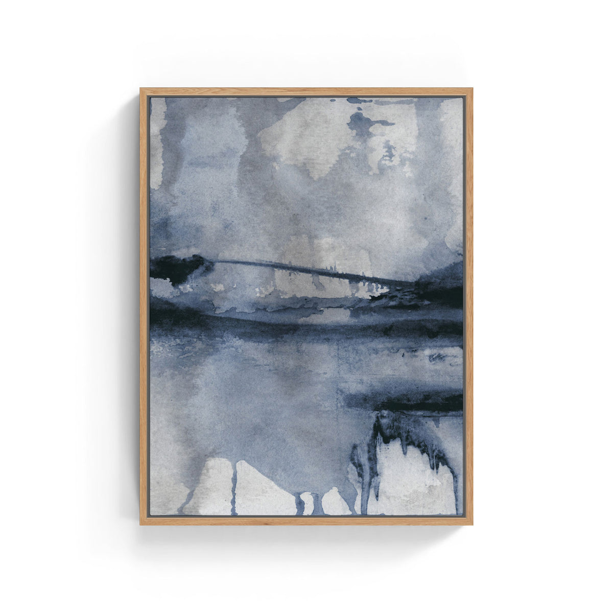 Buy Blu 2, Abstract Painting Wall Art Online at Best Price – Dessine Art