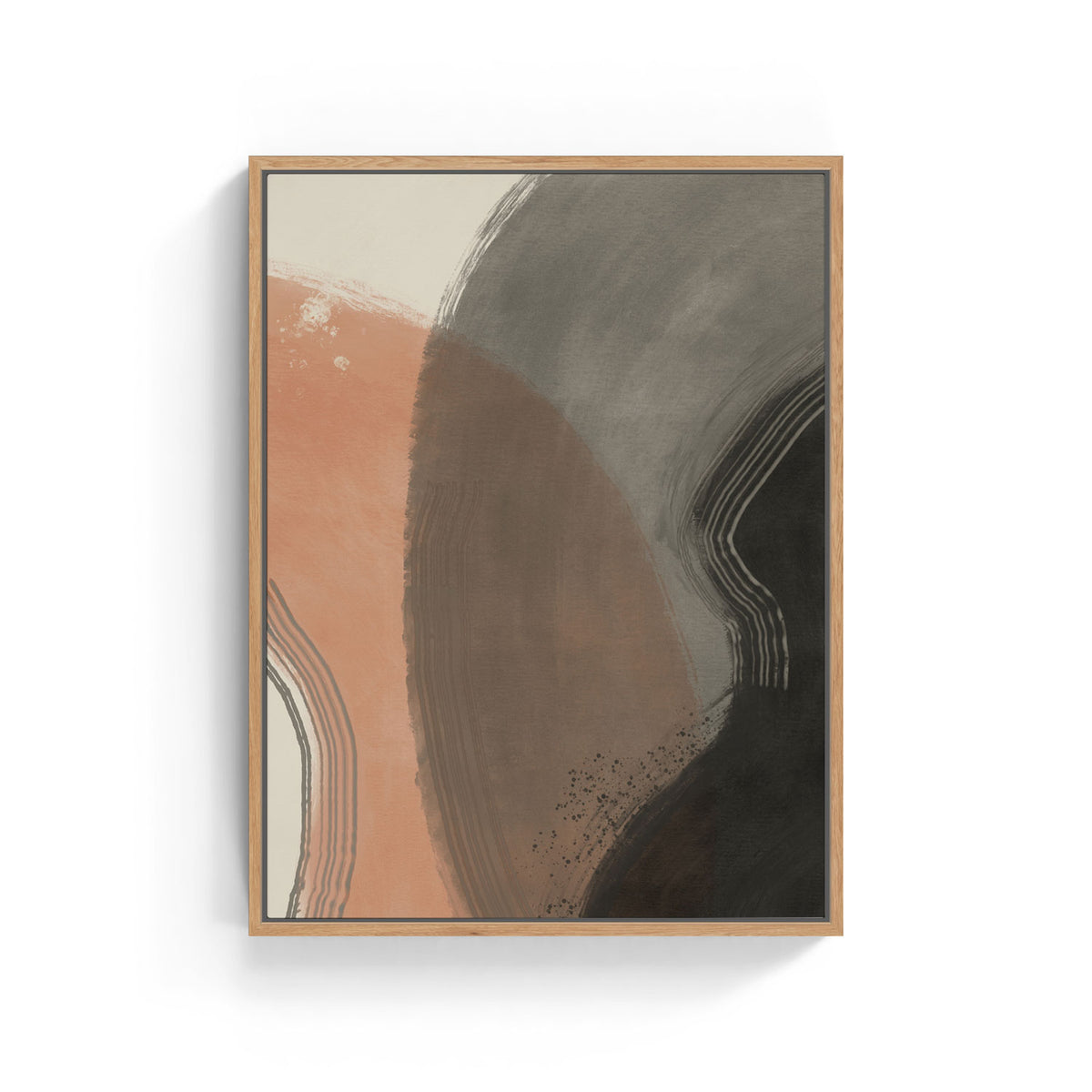 Buy Earth Tone Abstract, Abstract Painting Wall Art Online at Best ...
