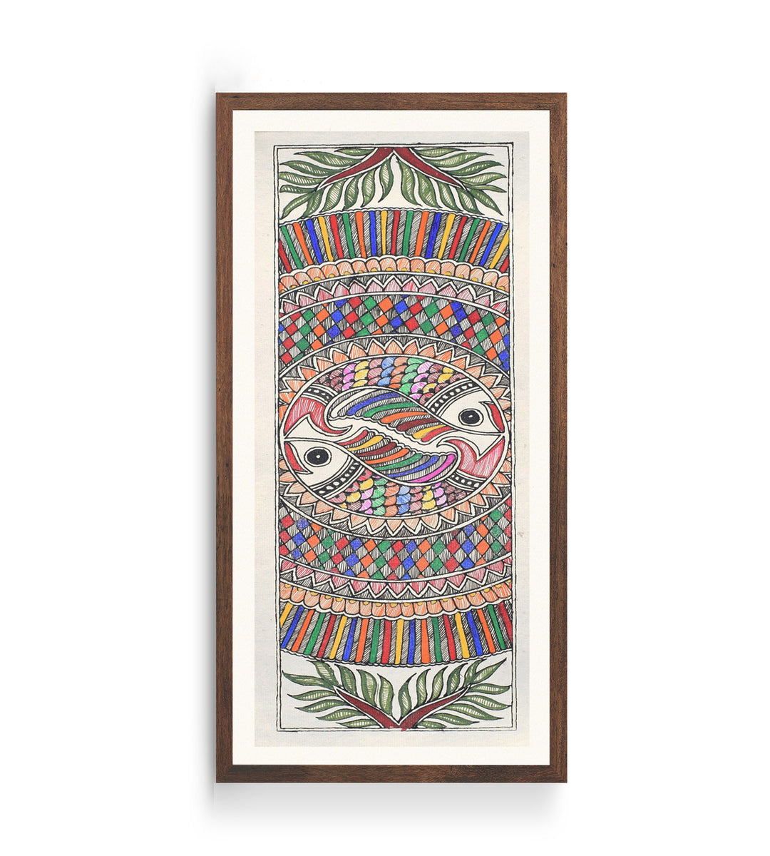 Fish Rass Madhubani Painting, Madhubani Art – Dessine Art