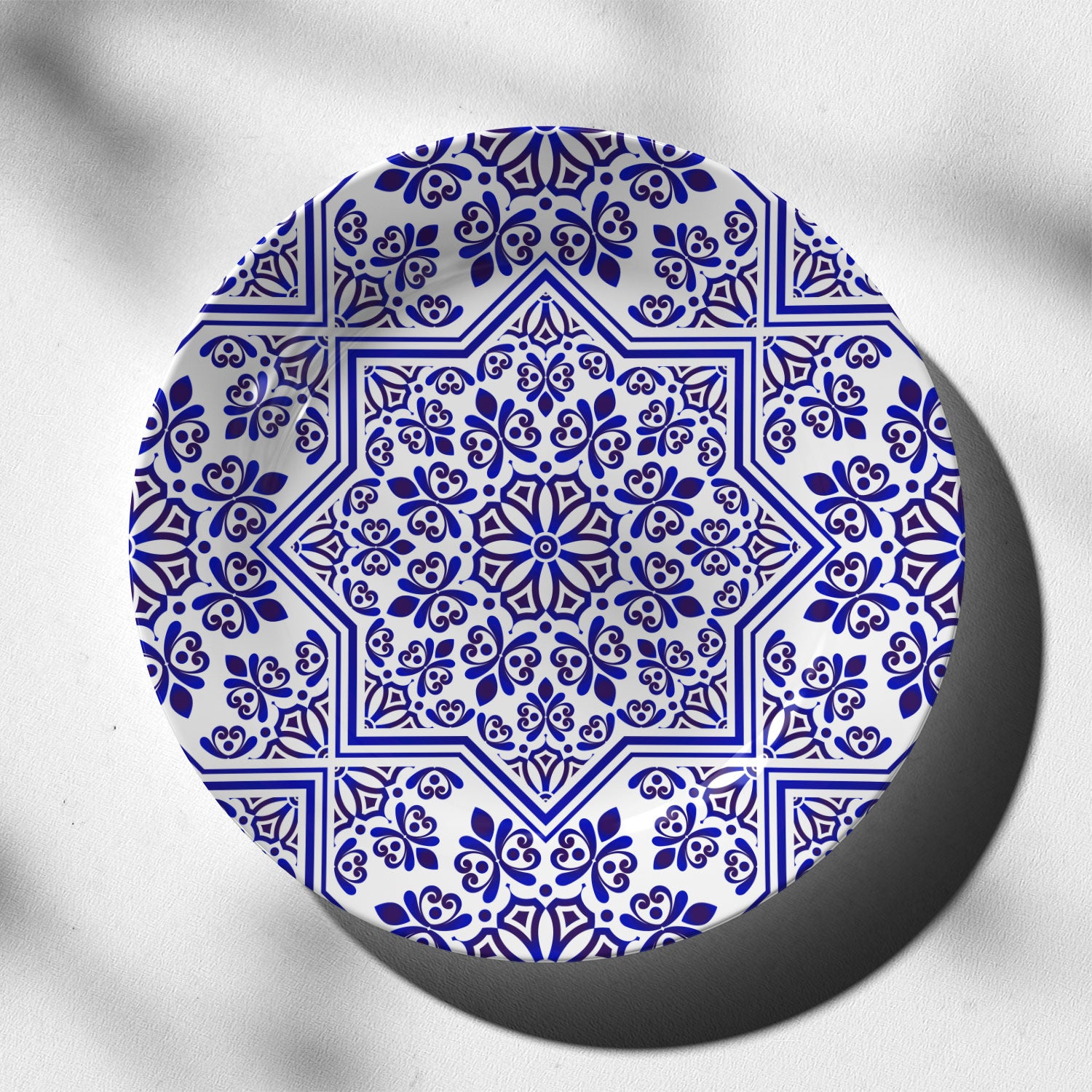 Floral seamless Moroccan Blue Pottery: Buy Premium Quality Decorative ...