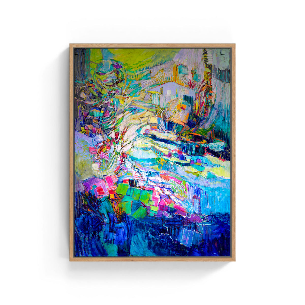Buy Gatheringc, Abstract Painting Wall Art Online at Best Price ...