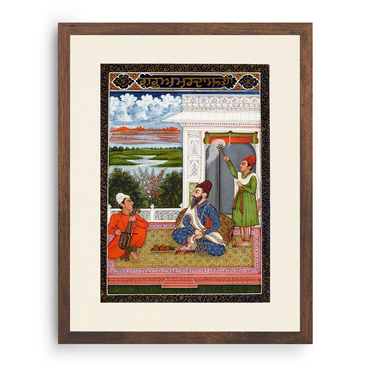 Buy Guru Amar Das the third Sikh Guru Indian Art Paintings Online at ...