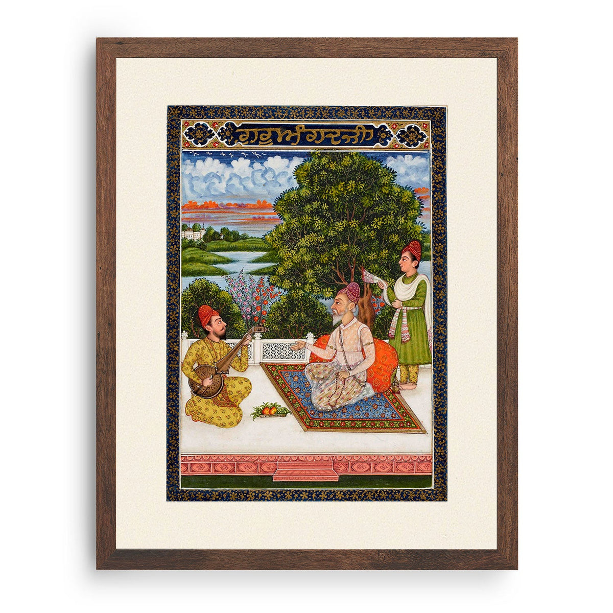 Buy Guru Angad the second Sikh Guru Indian Art Paintings Online at Best ...