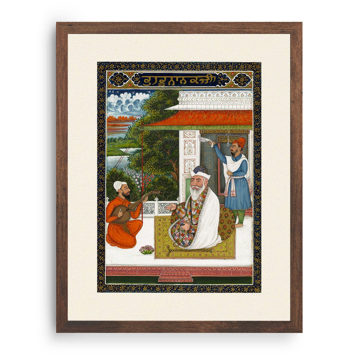 Buy Guru Nanak the first Guru Indian Art Paintings Online at Best Price ...