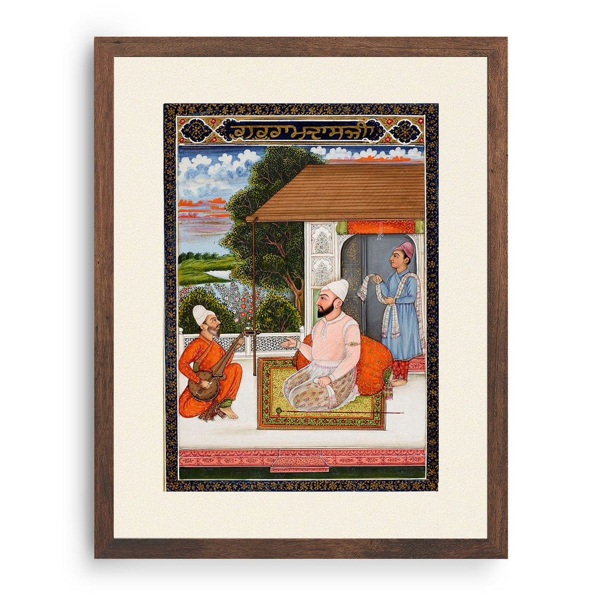 Buy Guru Ram Das the fourth Sikh Guru Indian Art Paintings Online at ...