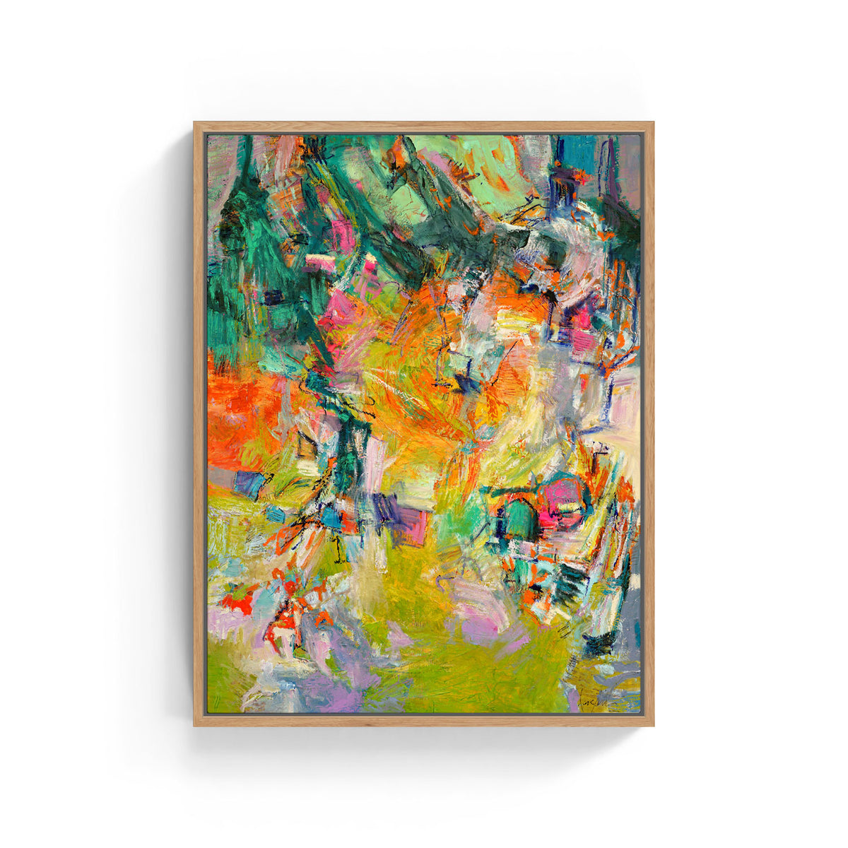 Buy Harmonic Flow, Abstract Painting Wall Art Online at Best Price ...