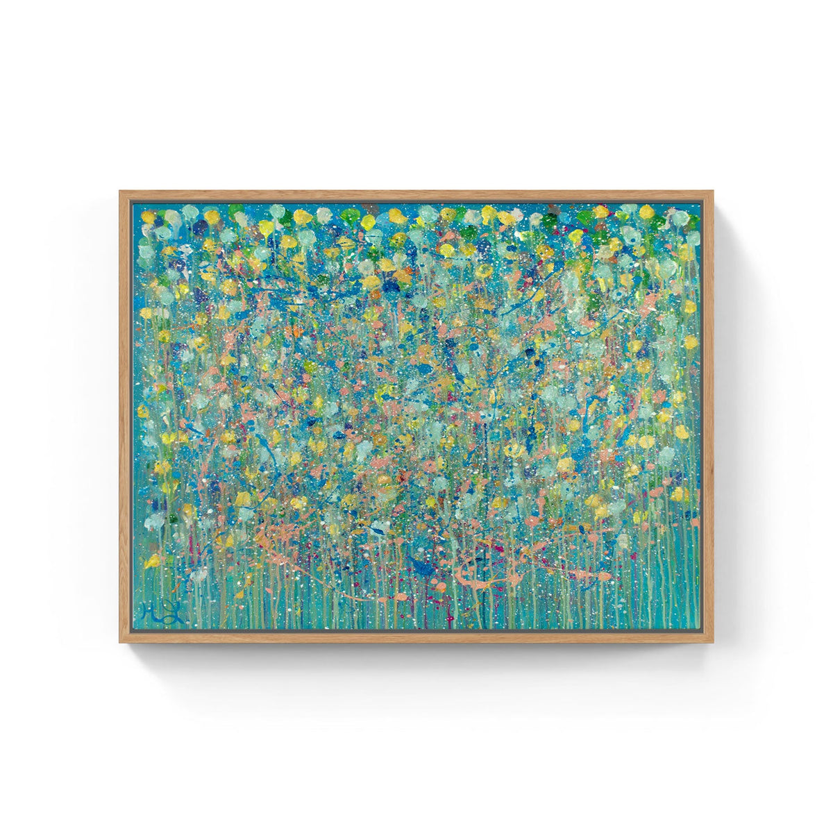 Buy Let Kindness Shine Abstract Painting Online at Best Price – Dessine Art