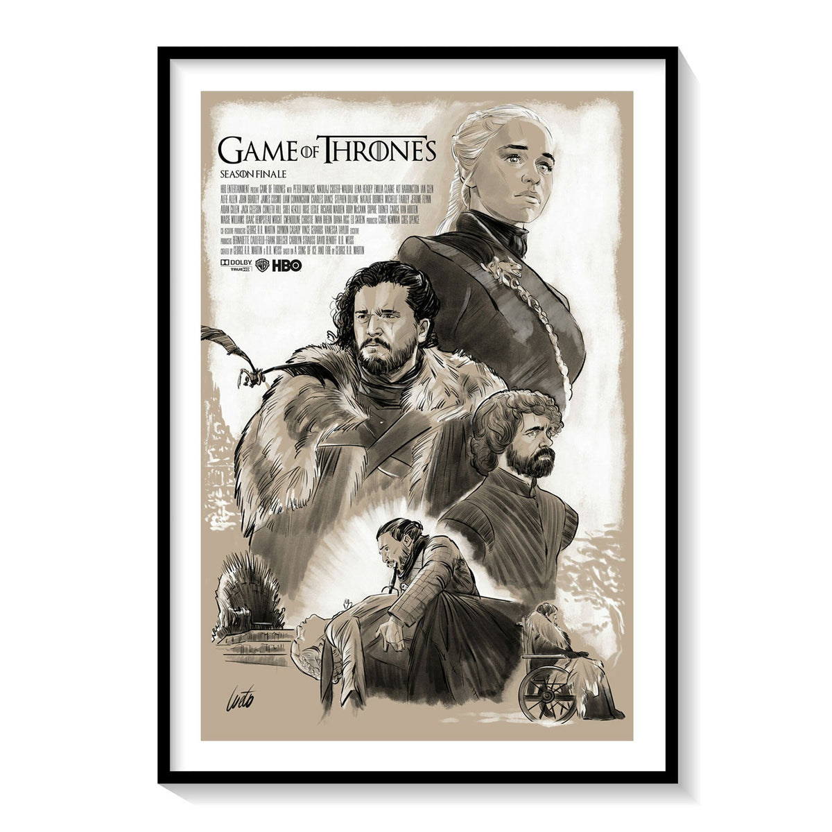 Buy Game of Thrones Movie Poster Online at Best Price – Dessine Art