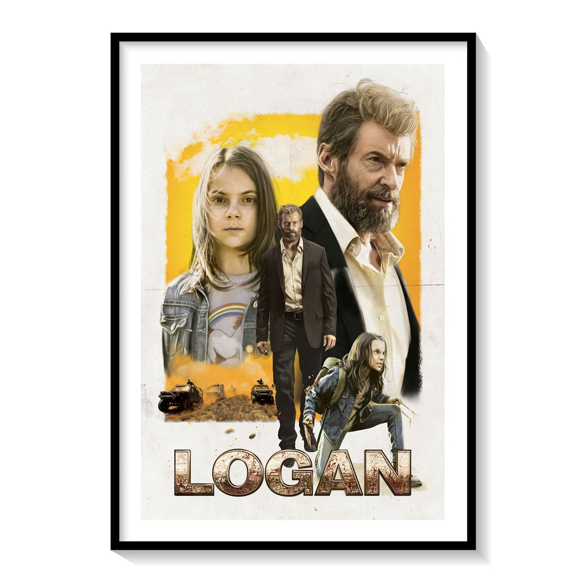 Buy Logan 2017 Movie Poster Online at Best Price – Dessine Art