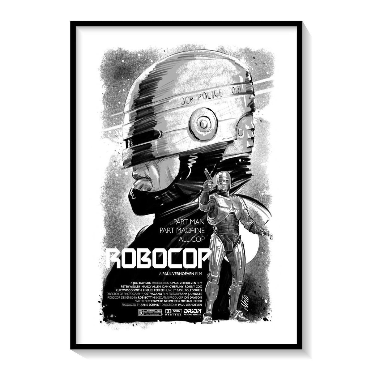 Buy Robocop Movie Poster Online at Best Price – Dessine Art