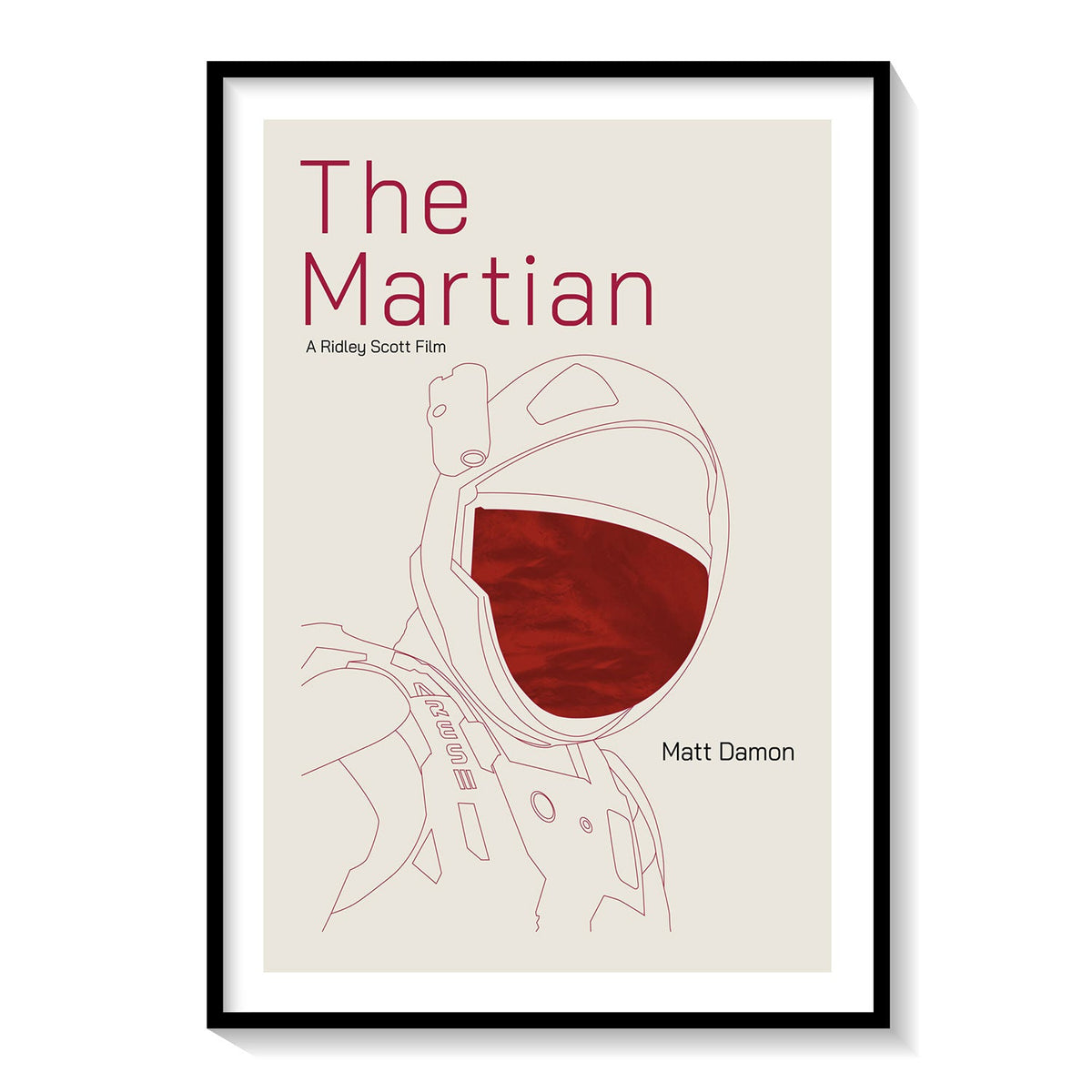 Buy The Martian Movie Poster Online at Best Price – Dessine Art