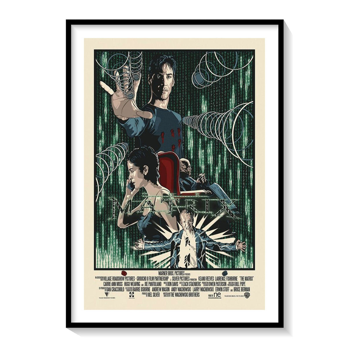 Buy The Matrix 02 Movie Poster Online at Best Price – Dessine Art