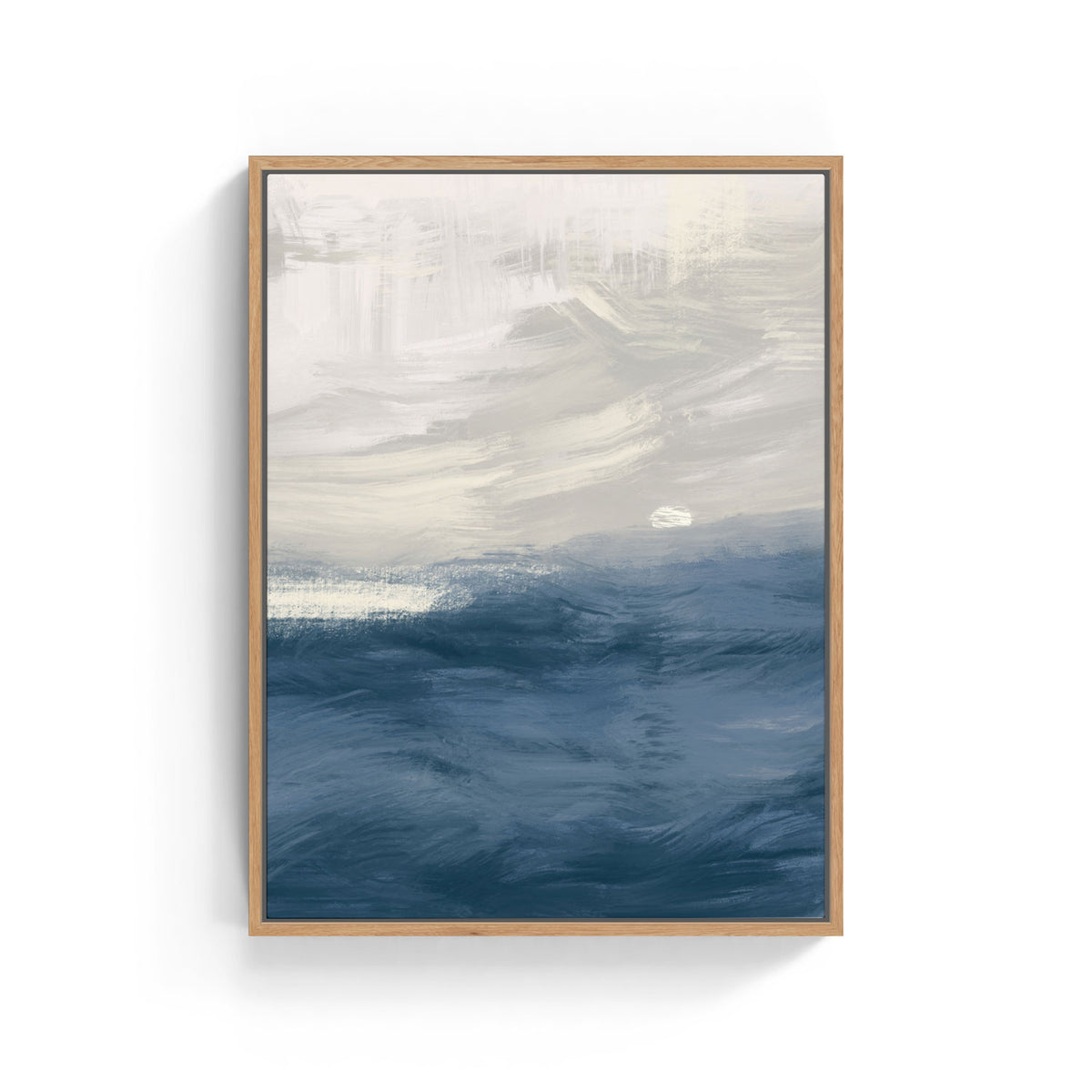 Buy Ocean's Tranquility, Abstract Painting Wall Art Online at Best ...