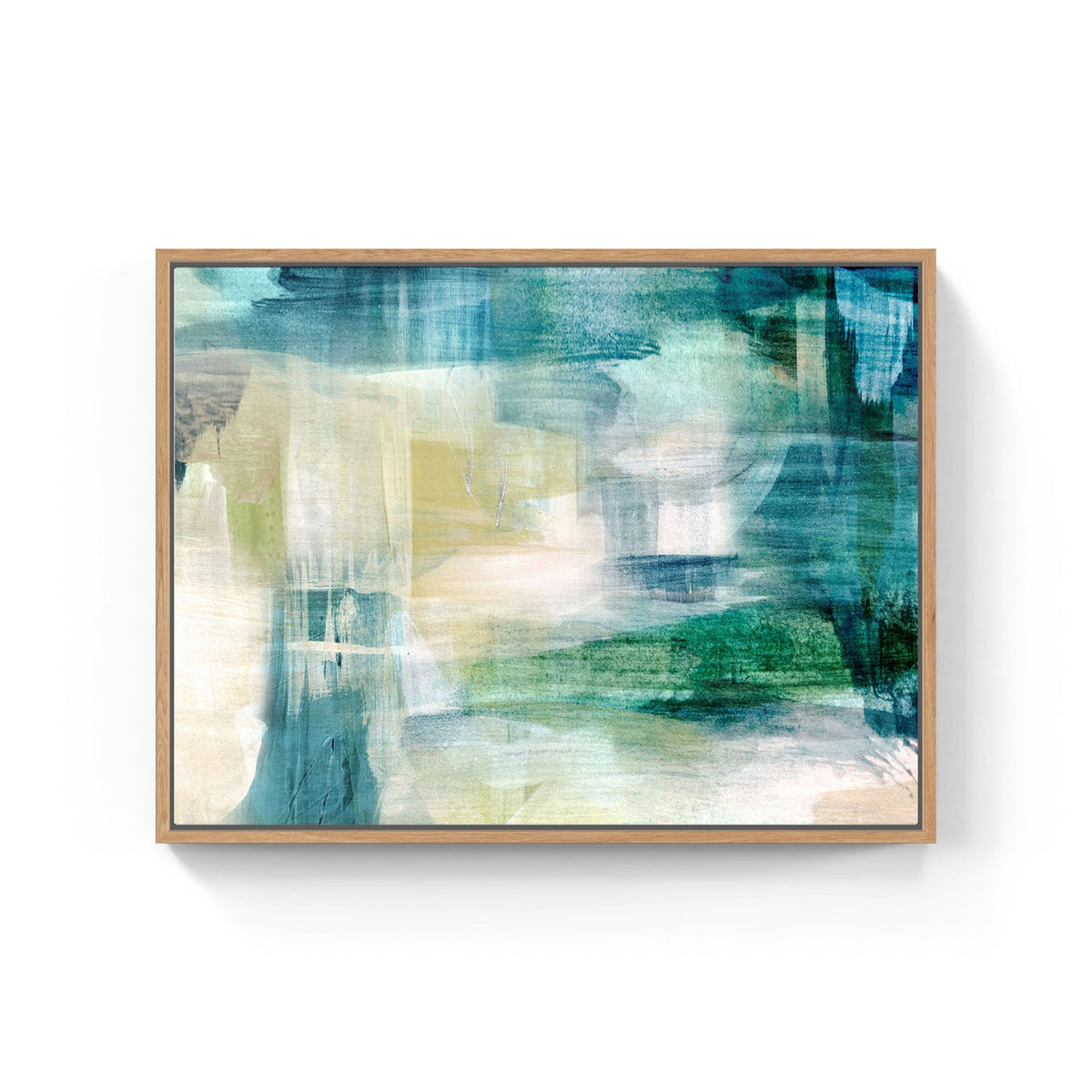 Buy Rain Collage II Abstract Painting Online at Best Price – Dessine Art