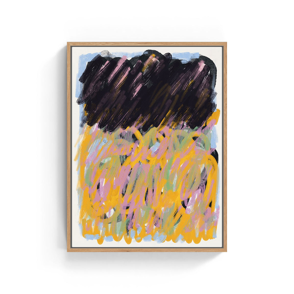 Buy Scribble Expression, Abstract Painting Wall Art Online at Best ...