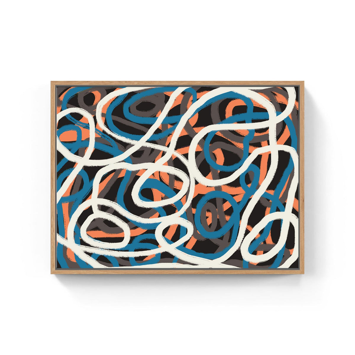 Buy Strings composition Abstract Painting Online at Best Price ...