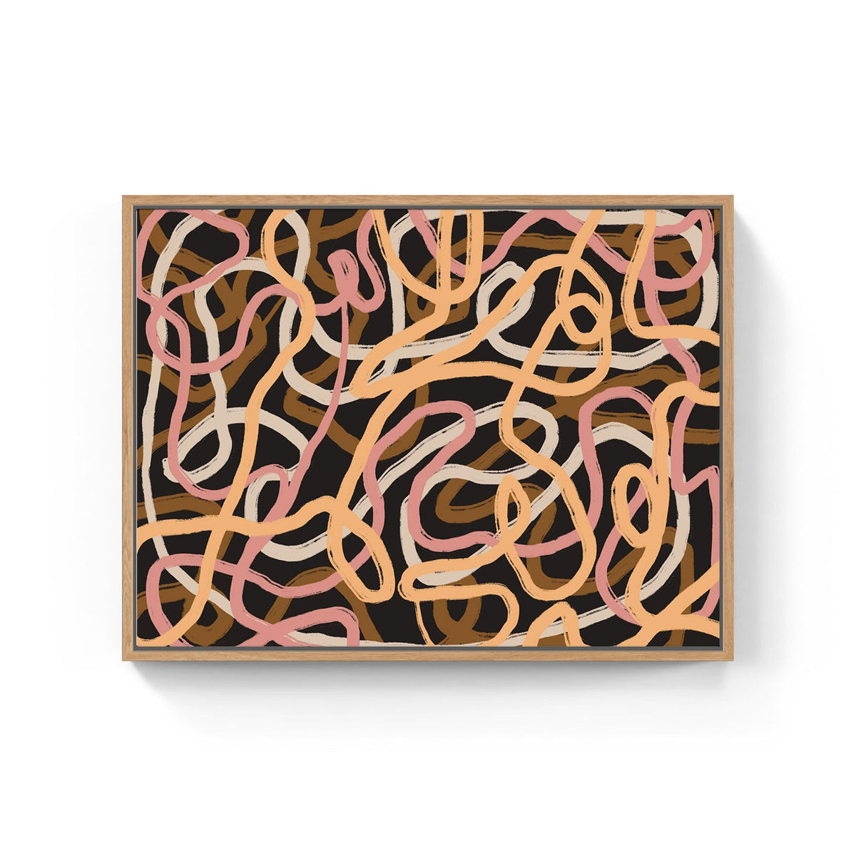 Buy Strings composition x2 Abstract Painting Online at Best Price ...