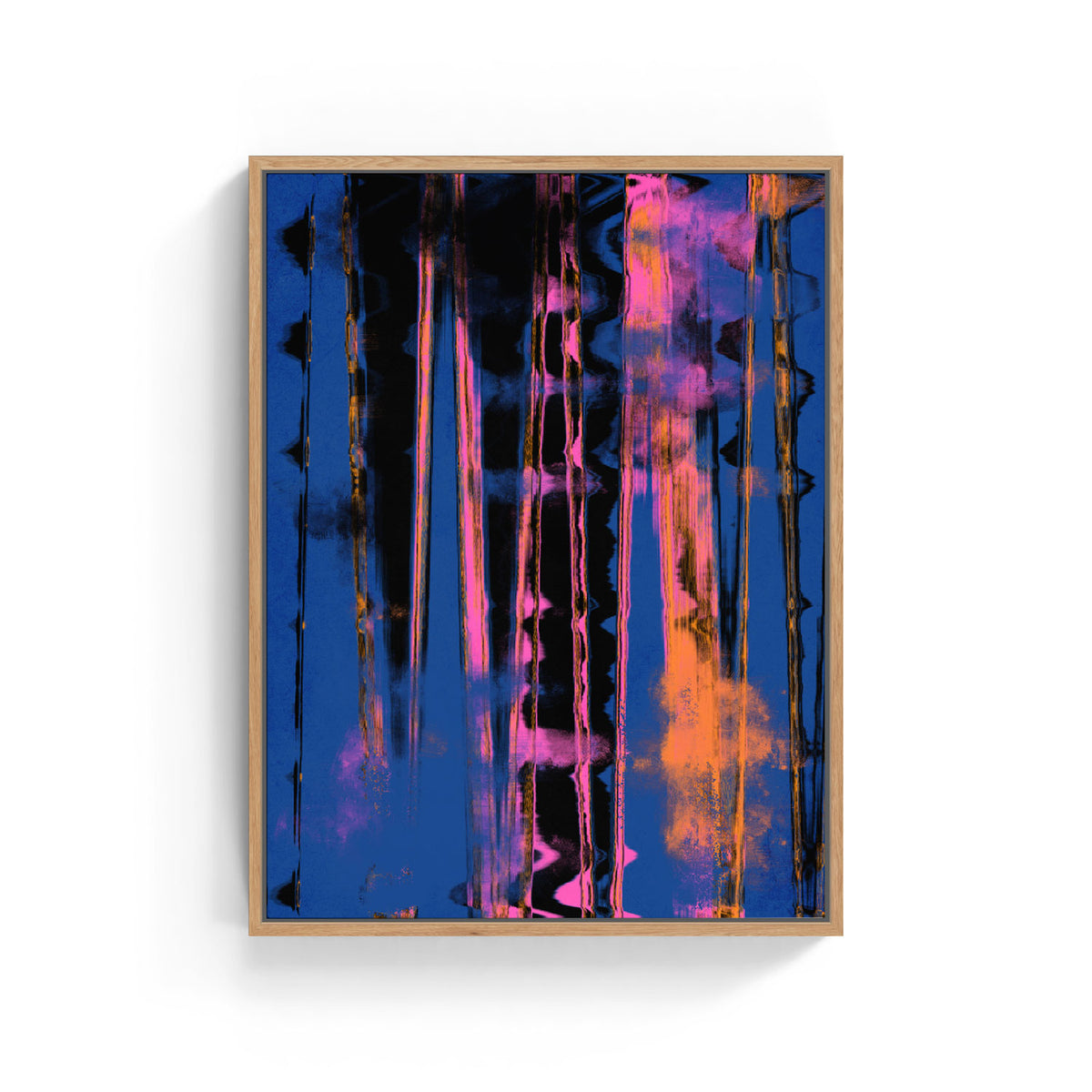 Buy Time Machine (Blue), Abstract Painting Wall Art Online at Best ...