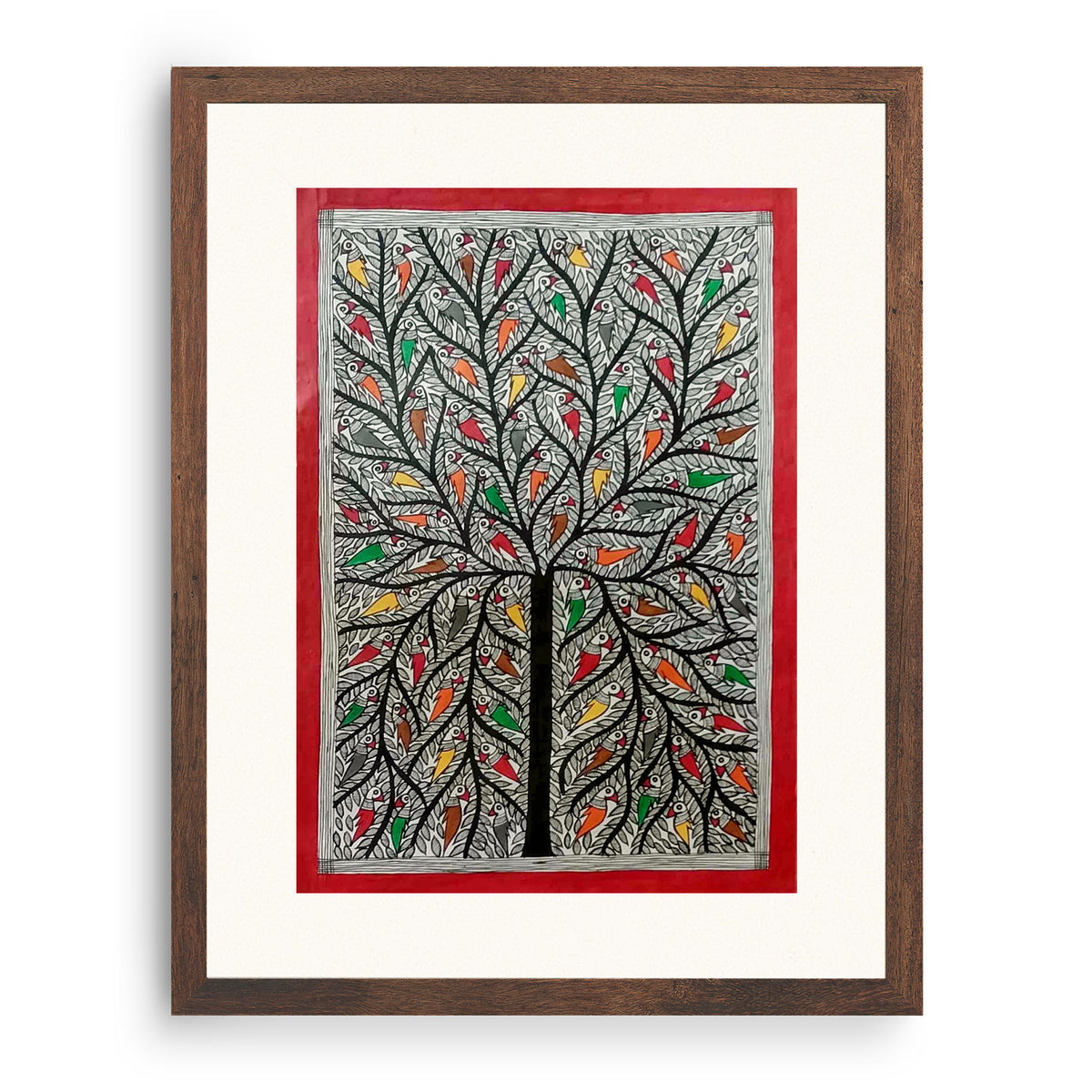 Life of Tree,Madhubani Art, Madhubani Painting – Dessine Art