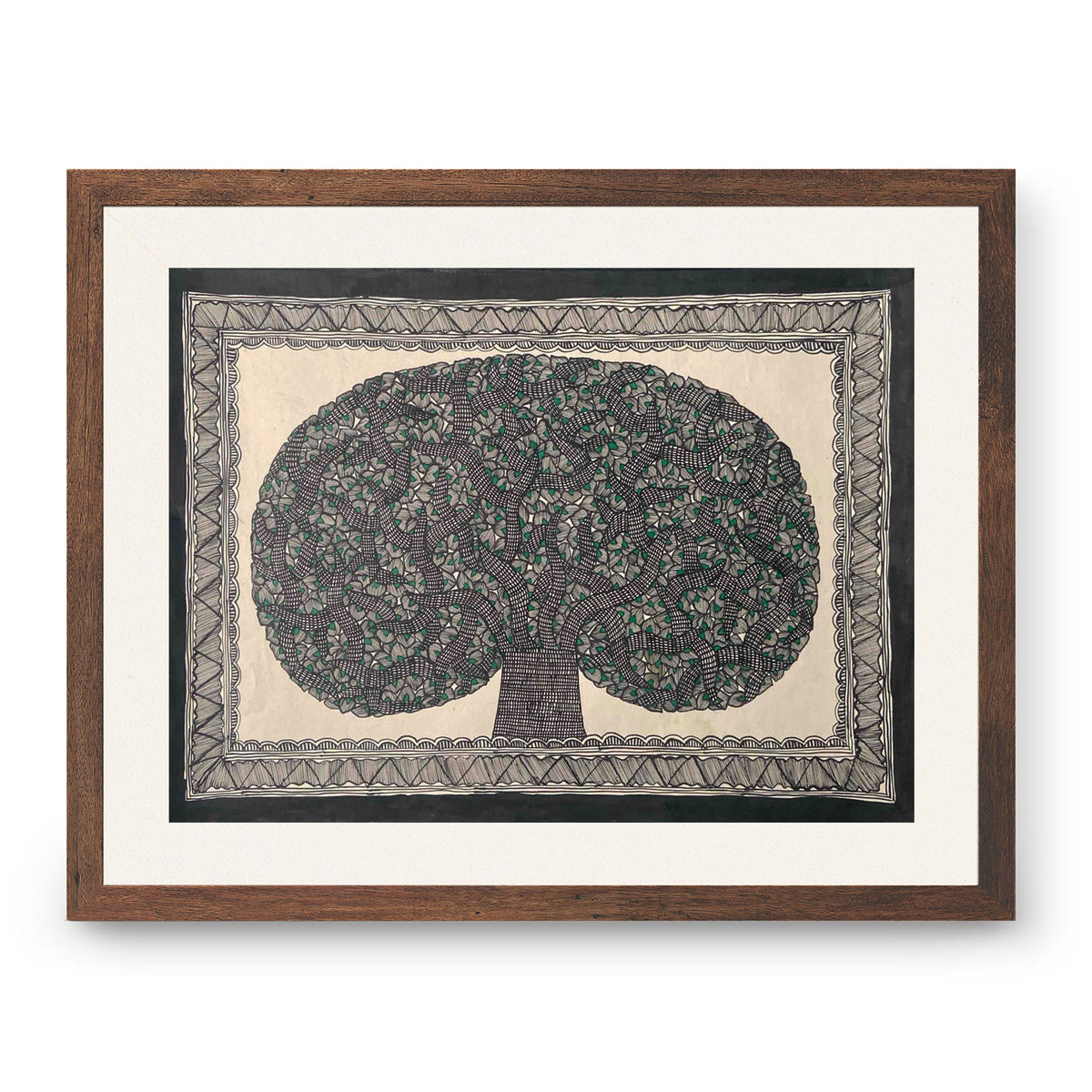 Life of Tree, Madhubani Art, Madhubani Painting – Dessine Art