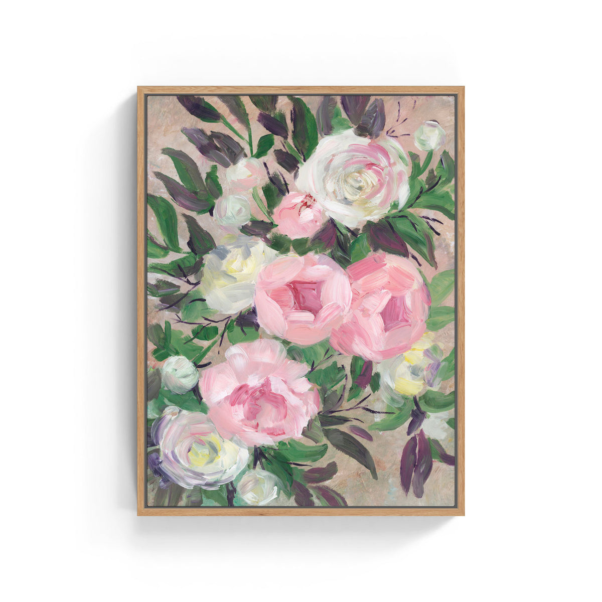 Buy Zoye Painterly Bouquet, Abstract Painting Wall Art Online at Best ...