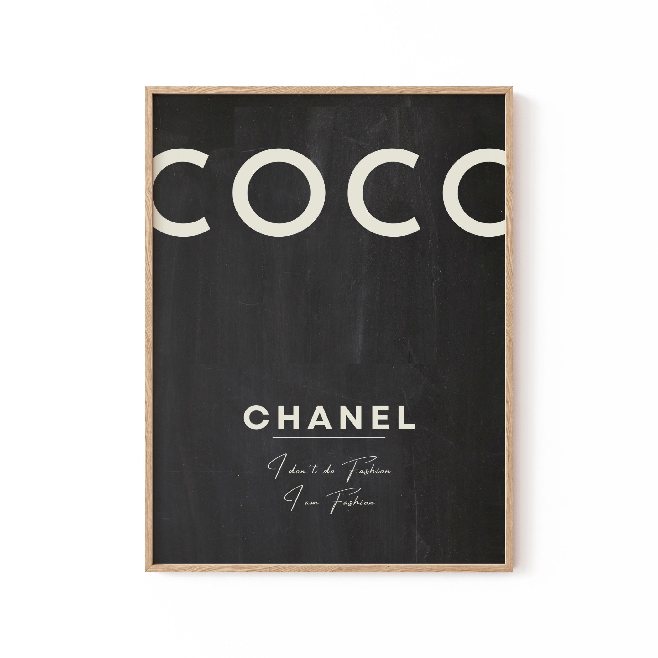 coco chanel canvas