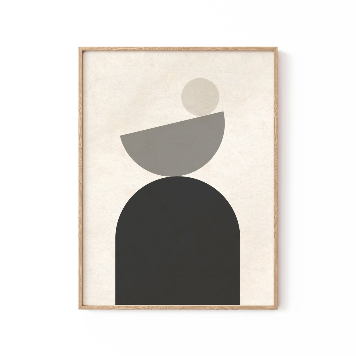 Buy Geometric Shapes I BW Black and White Painting Online at Best Price ...