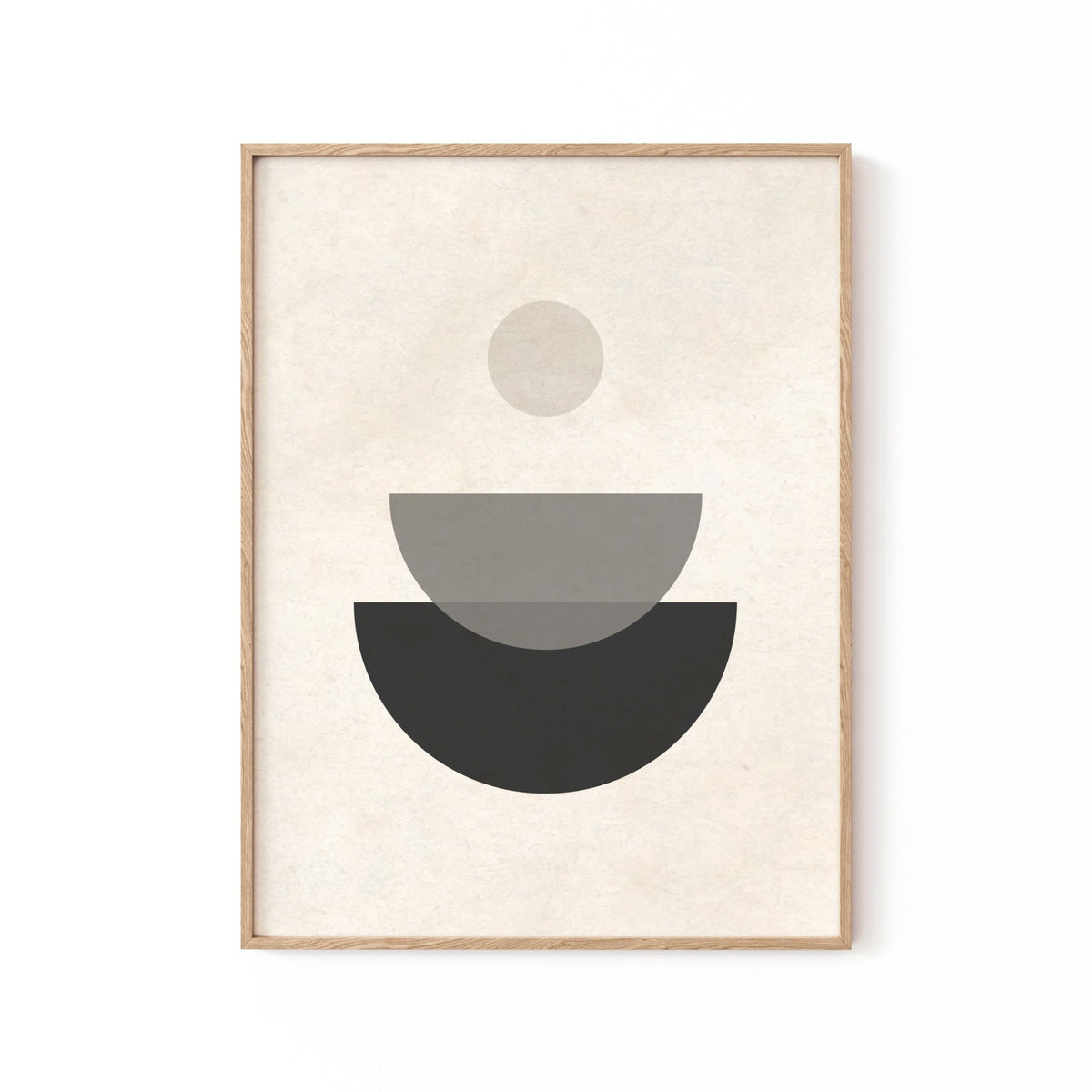 Buy Geometric Shapes III BW Black and White Painting Online at Best ...