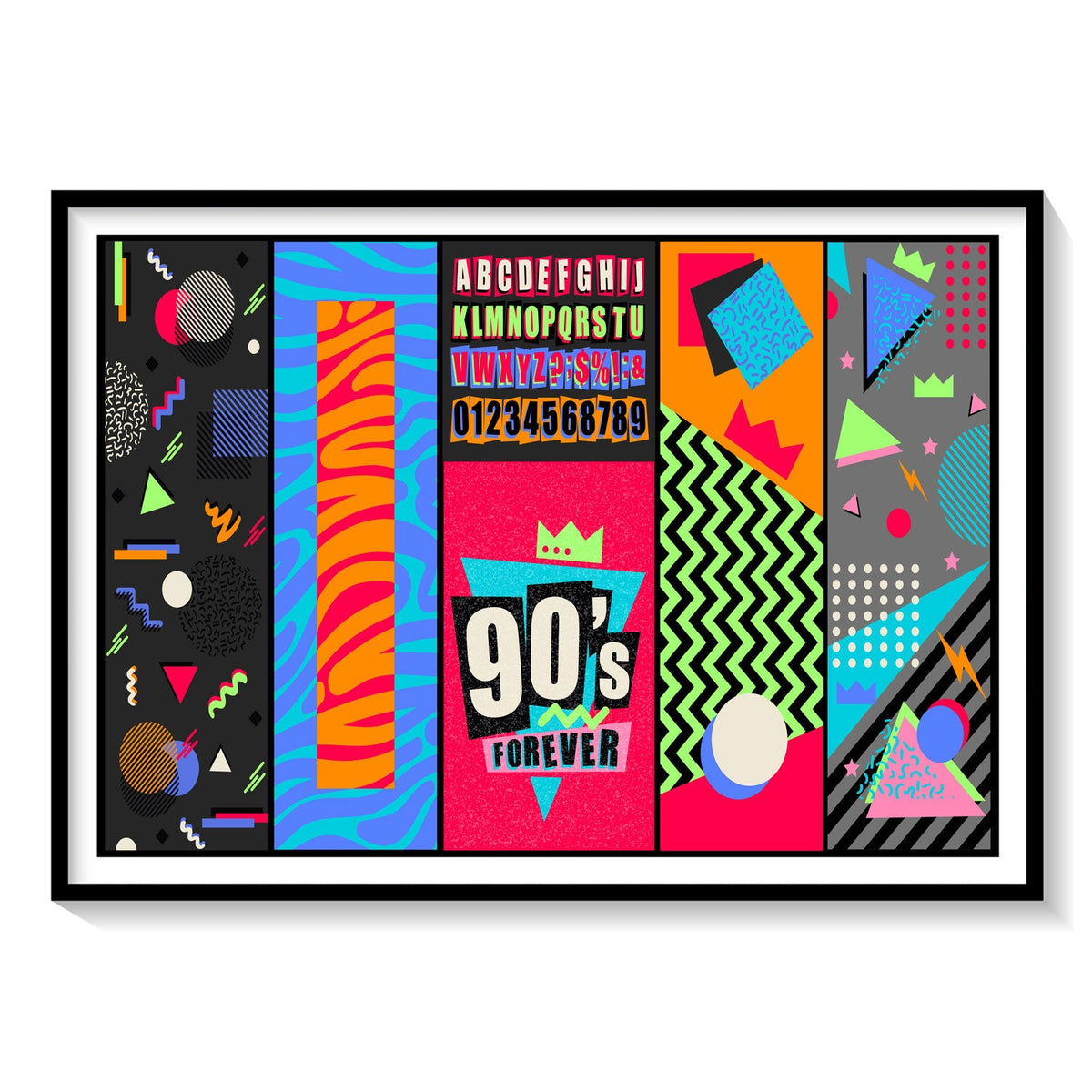 Buy 90s world I Pop Art Painting & Art Print Online India at Best Price ...