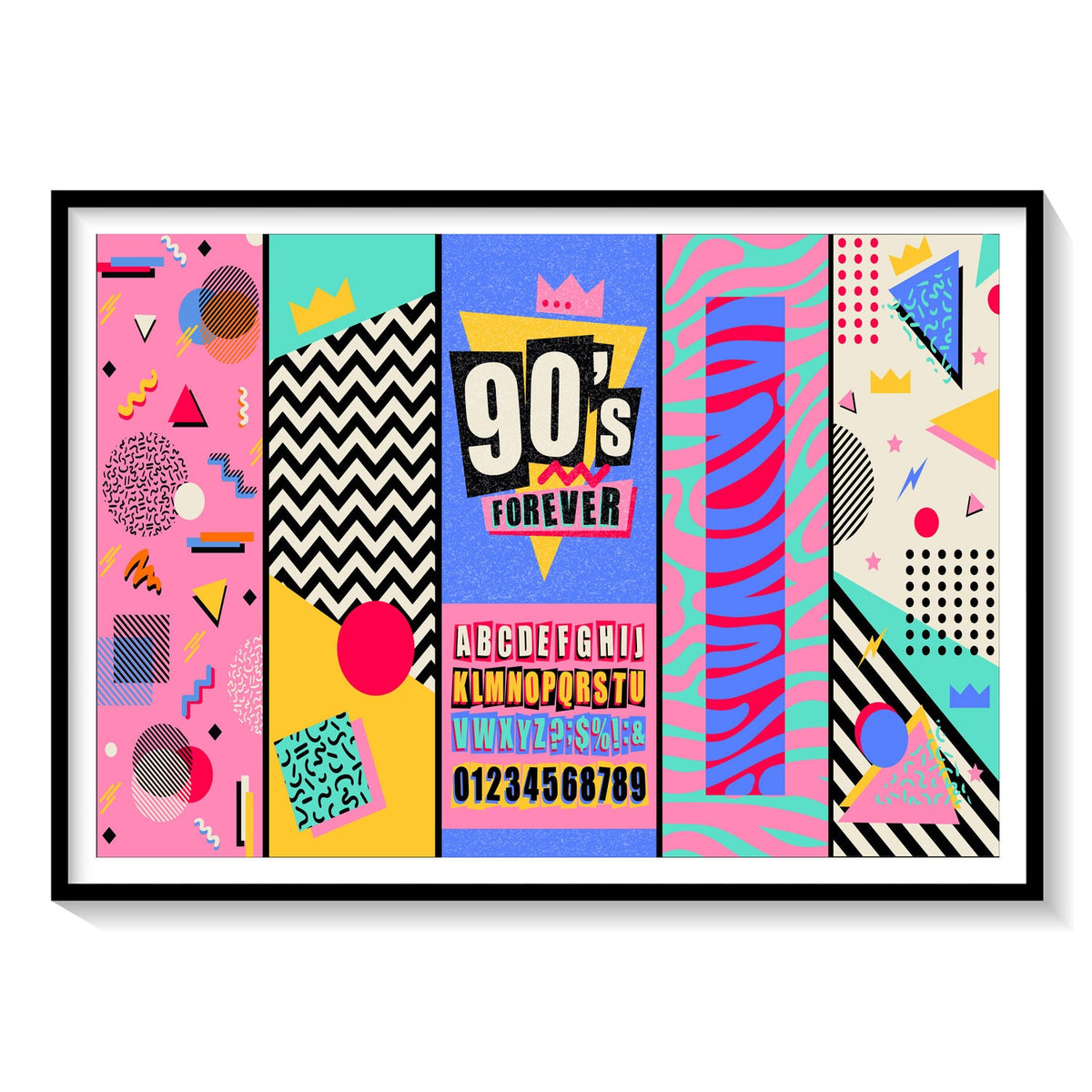 Buy 90s world I I Pop Art Painting & Art Print Online India at Best ...