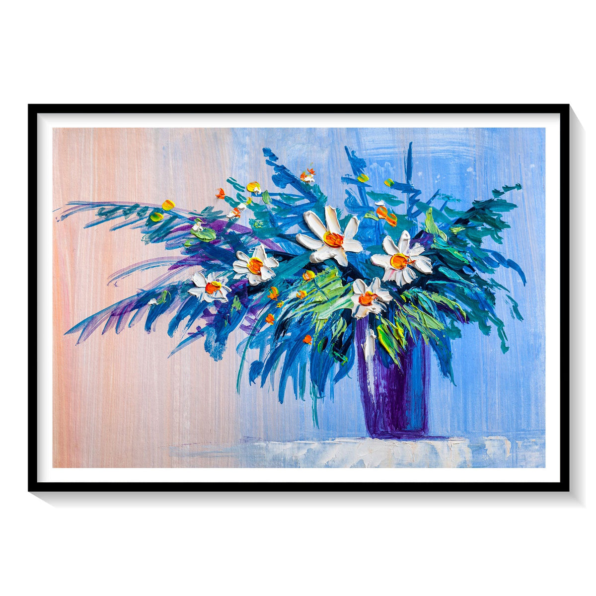 A Purple Flower Vase: Buy Flower Paintings & Botanical Art Online ...