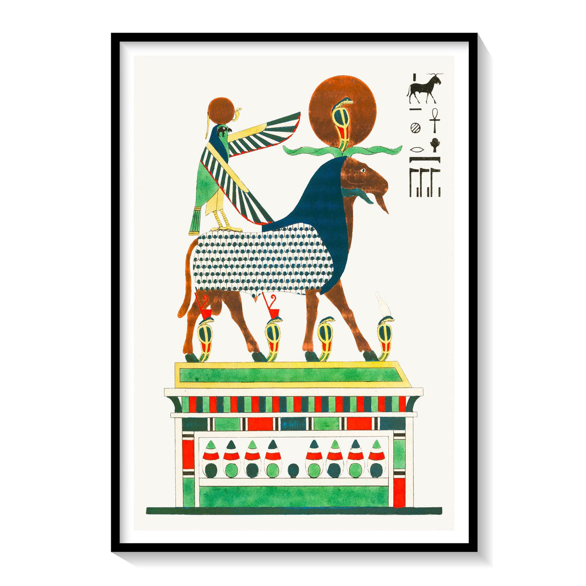 Amon Amon-ra illustration from Pantheon Egyptien: Buy Egyptian ...
