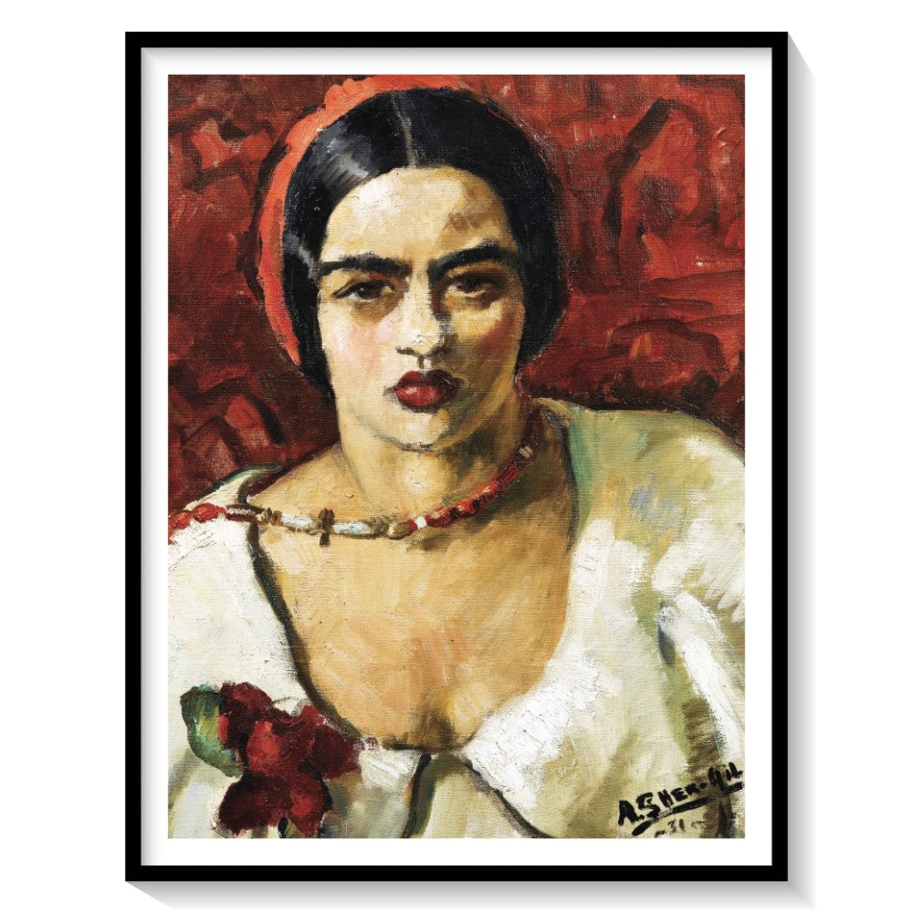 Amrita Sher Gil Self portrait III Painting & Wall Art Print by Amrita ...