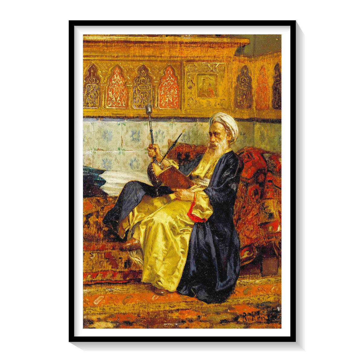 An Arab scholar by Rudolph Ernst: Buy Arabic Islamic Paintings & Art ...