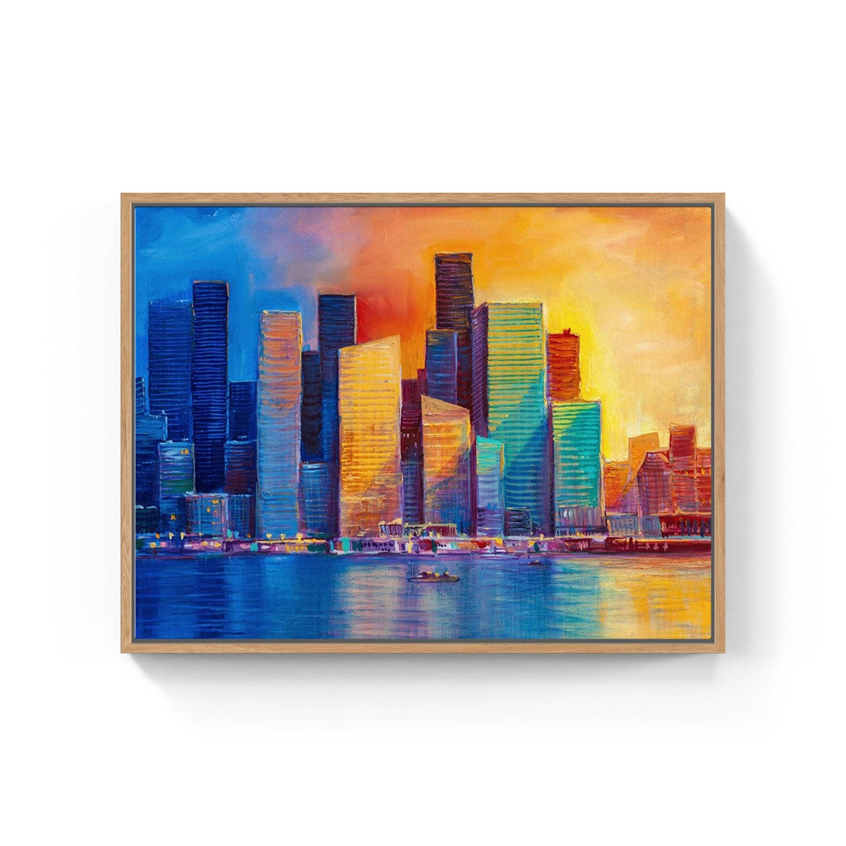 Buy Artistic of skyscrapers Big Canvas Paintings & Prints Online ...