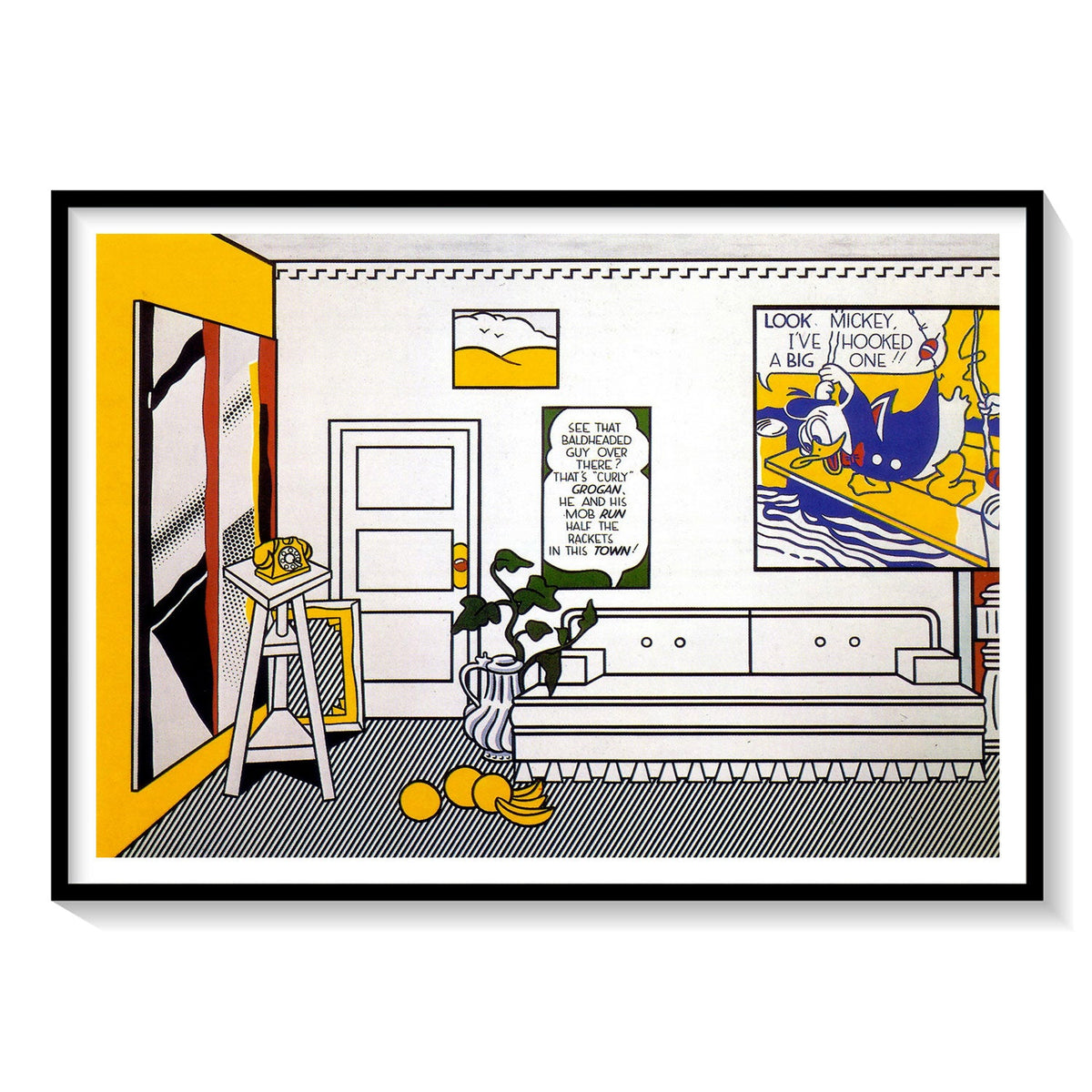Buy Artists studio look mickey Pop Art Painting & Art Print Online ...