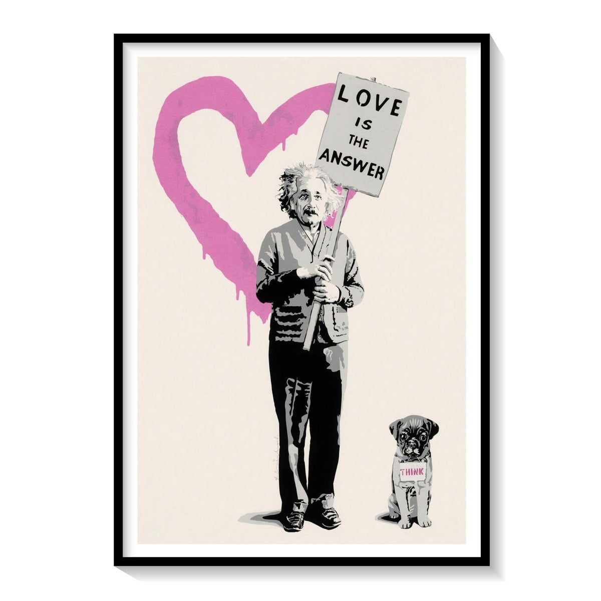 Love is the Answer Painting & Wall Art Print by Banksy - Dessine Art