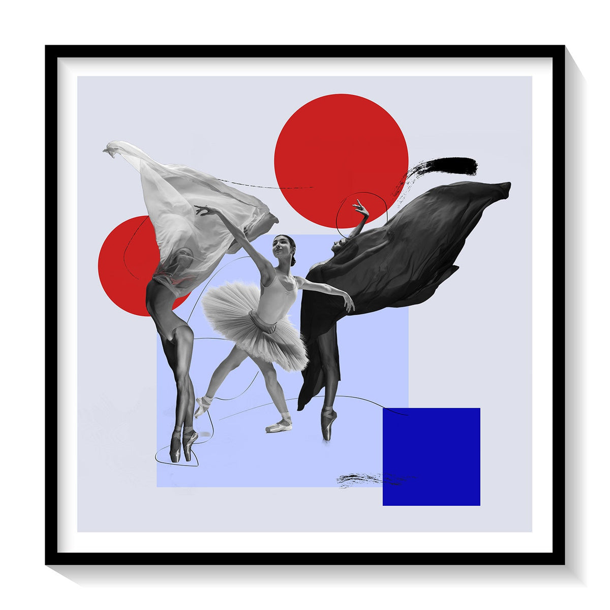 Buy Contemporary Dance Collage Art Pop Art Painting & Art Print Online ...