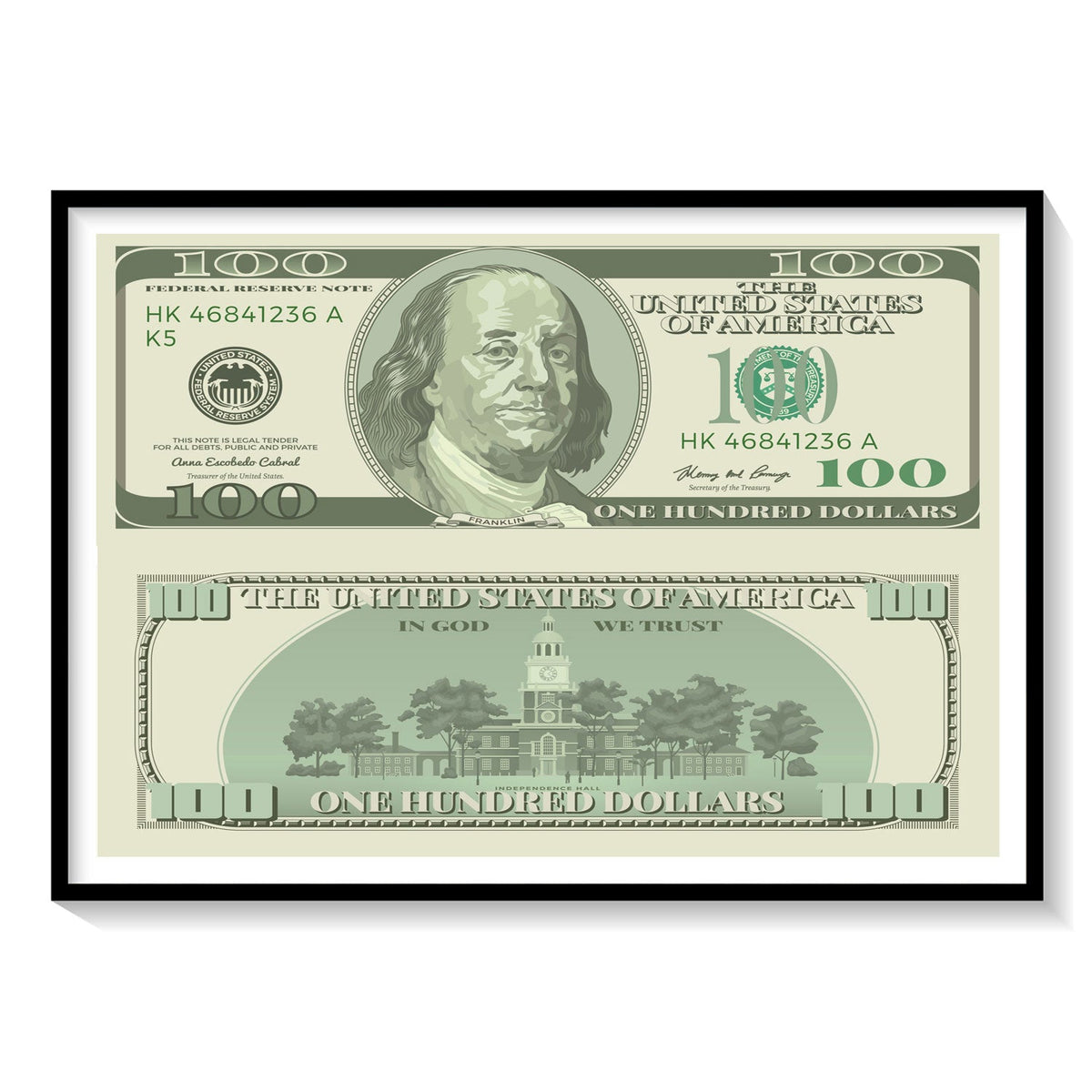 Buy Dollar Pop Art Painting & Art Print Online India at Best Price ...