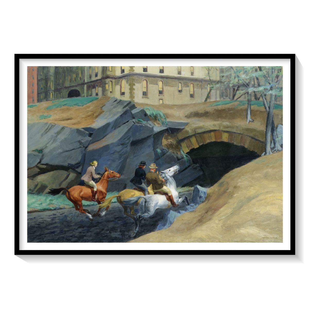 Bridle Path Painting & Wall Art Print by Edward Hopper - Dessine Art