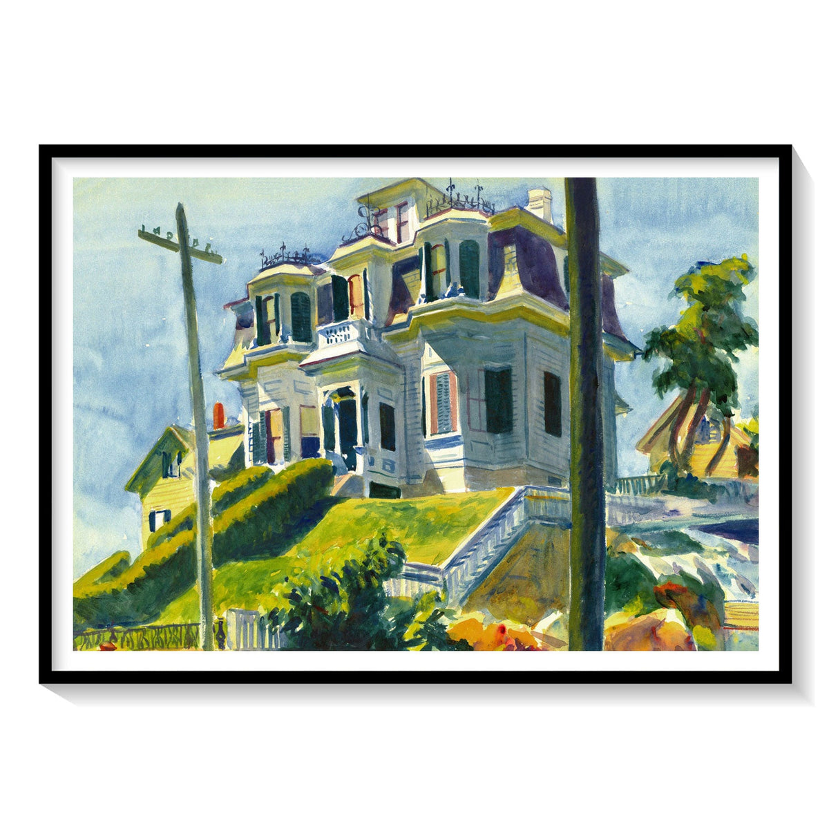 Haskells House 1924 Painting & Wall Art Print by Edward Hopper ...