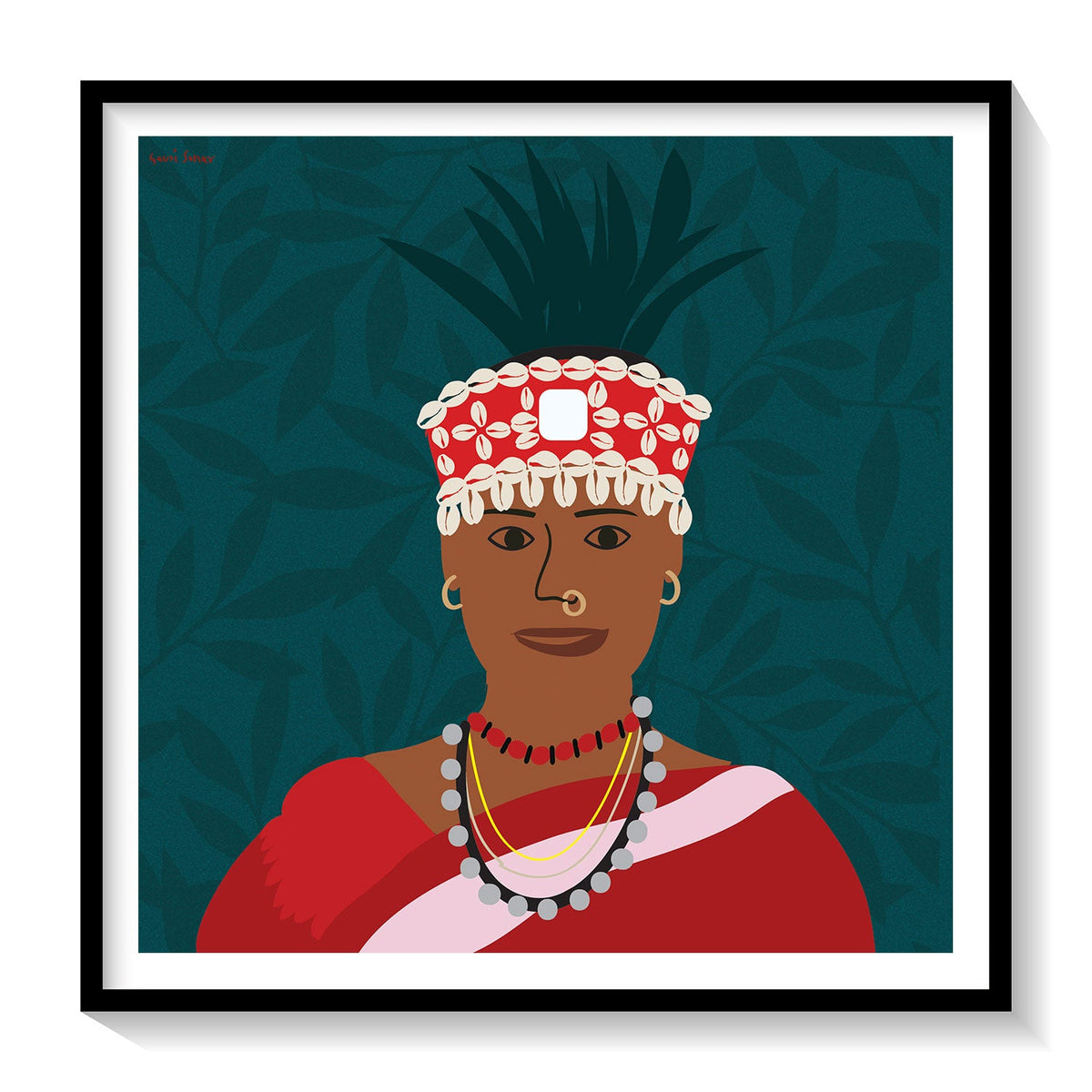 Bison horn maria Tribe: Buy Premium Framed Art Prints Online India ...