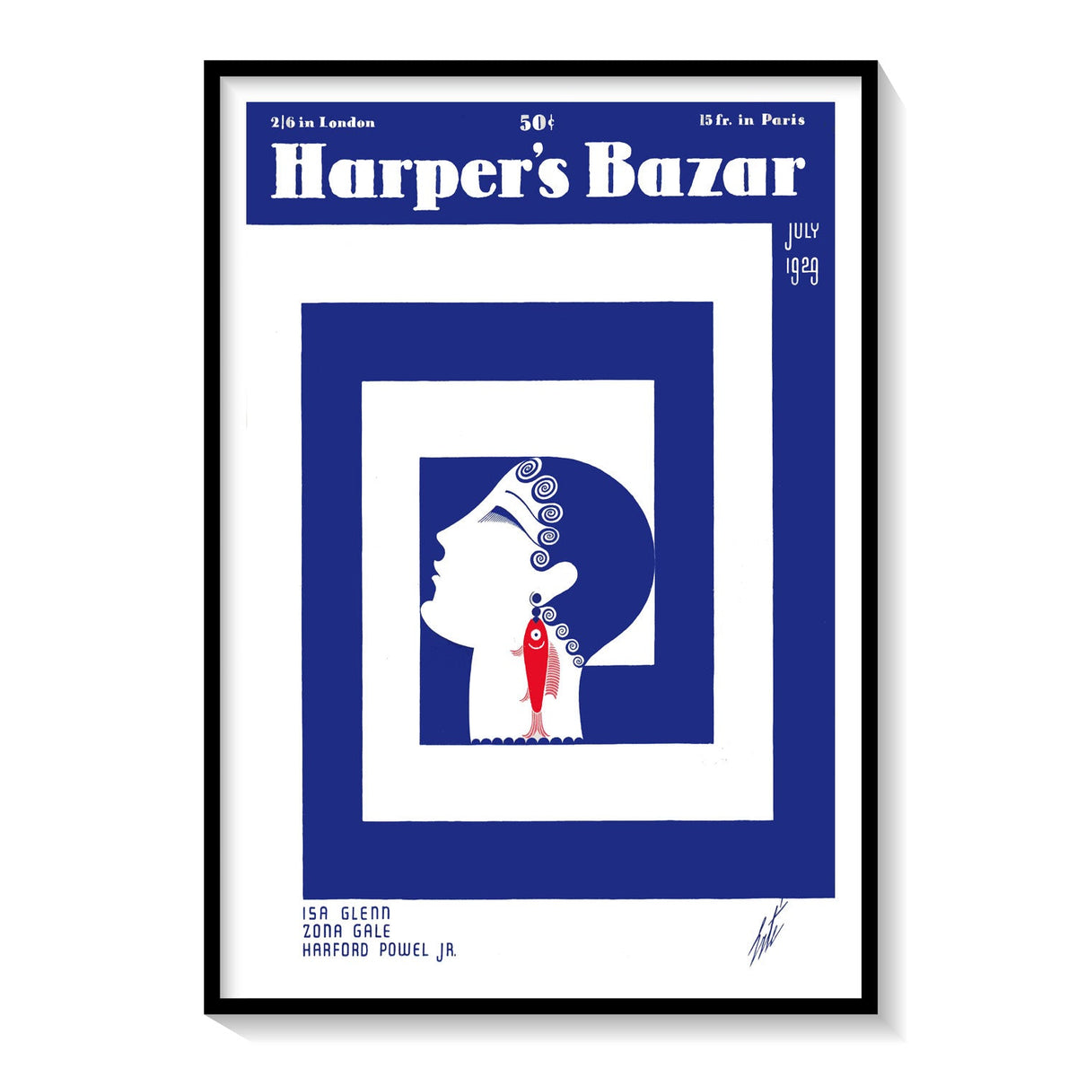 Buy Harper Bazaar 1981 Fashion Poster & Prints Online India at Best ...
