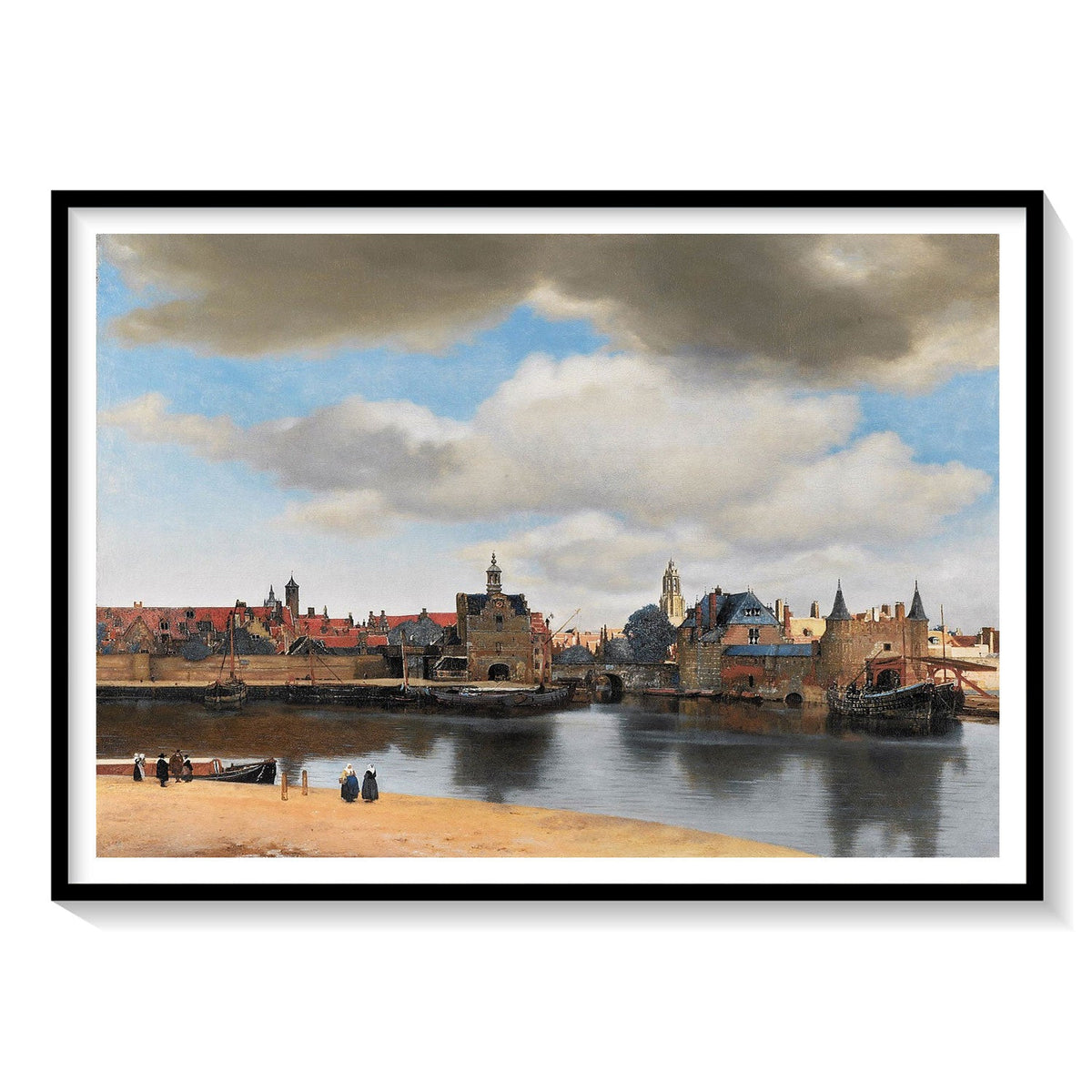 Vermeer view of delft Painting & Wall Art Print by Johannes Vermeer ...
